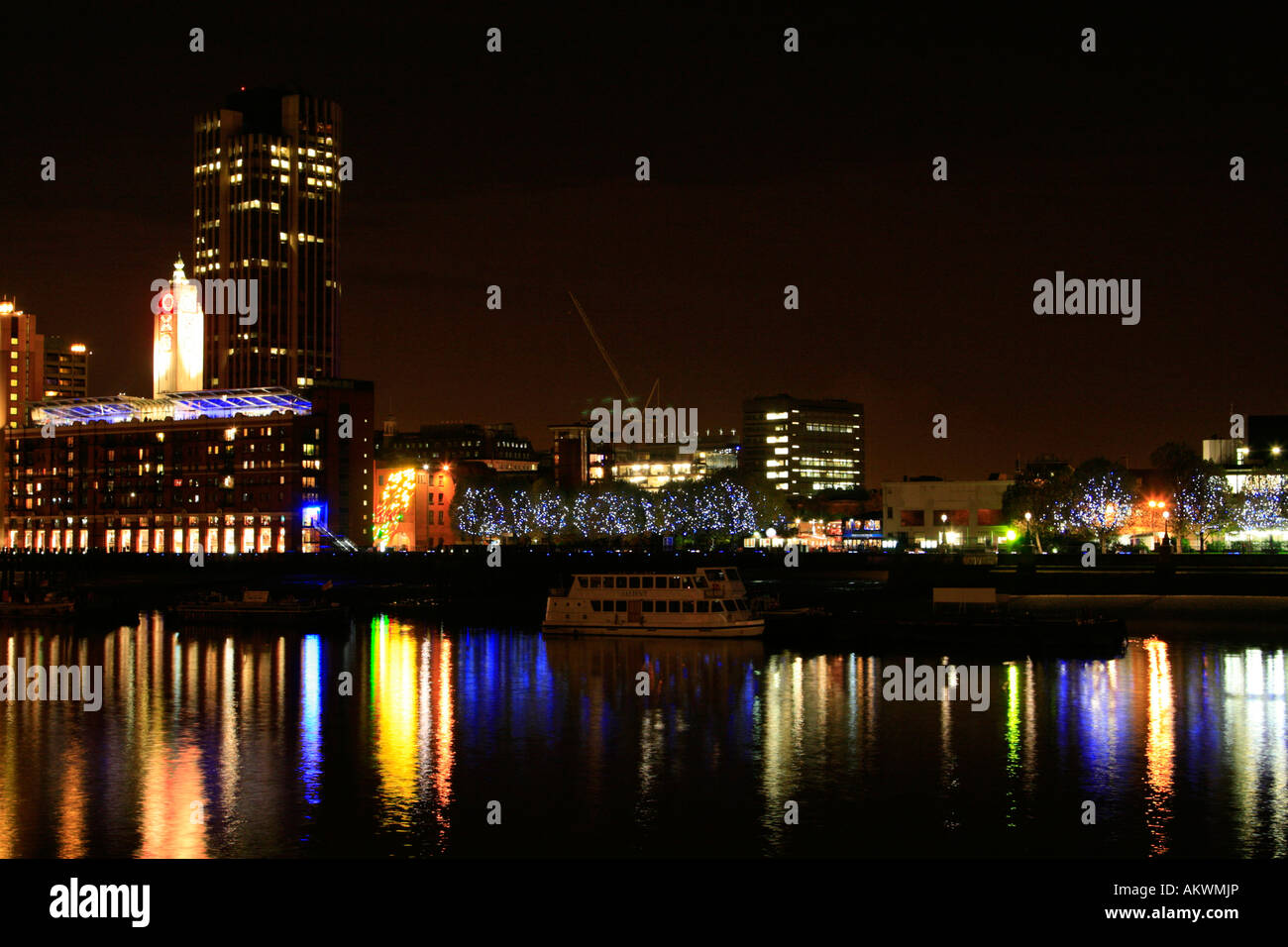 southbank oxo tower central london riverside buildings reflections ...