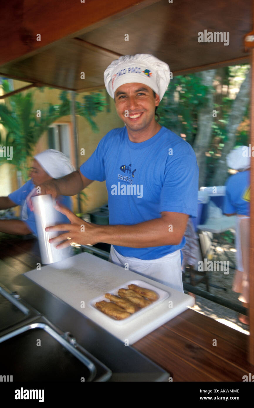 Mexico, Riviera Maya, Puerto Aventuras, Taco Paco Stock Photo - Alamy