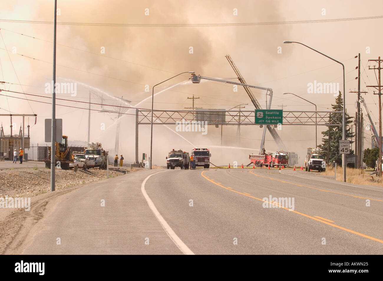 Water Being Sprayed On Fire High Resolution Stock Photography and ...