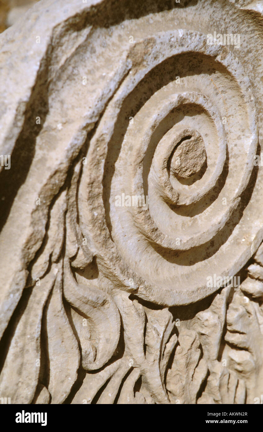 Asia, Middle East, Turkey, Ephesus. Carving details Stock Photo - Alamy