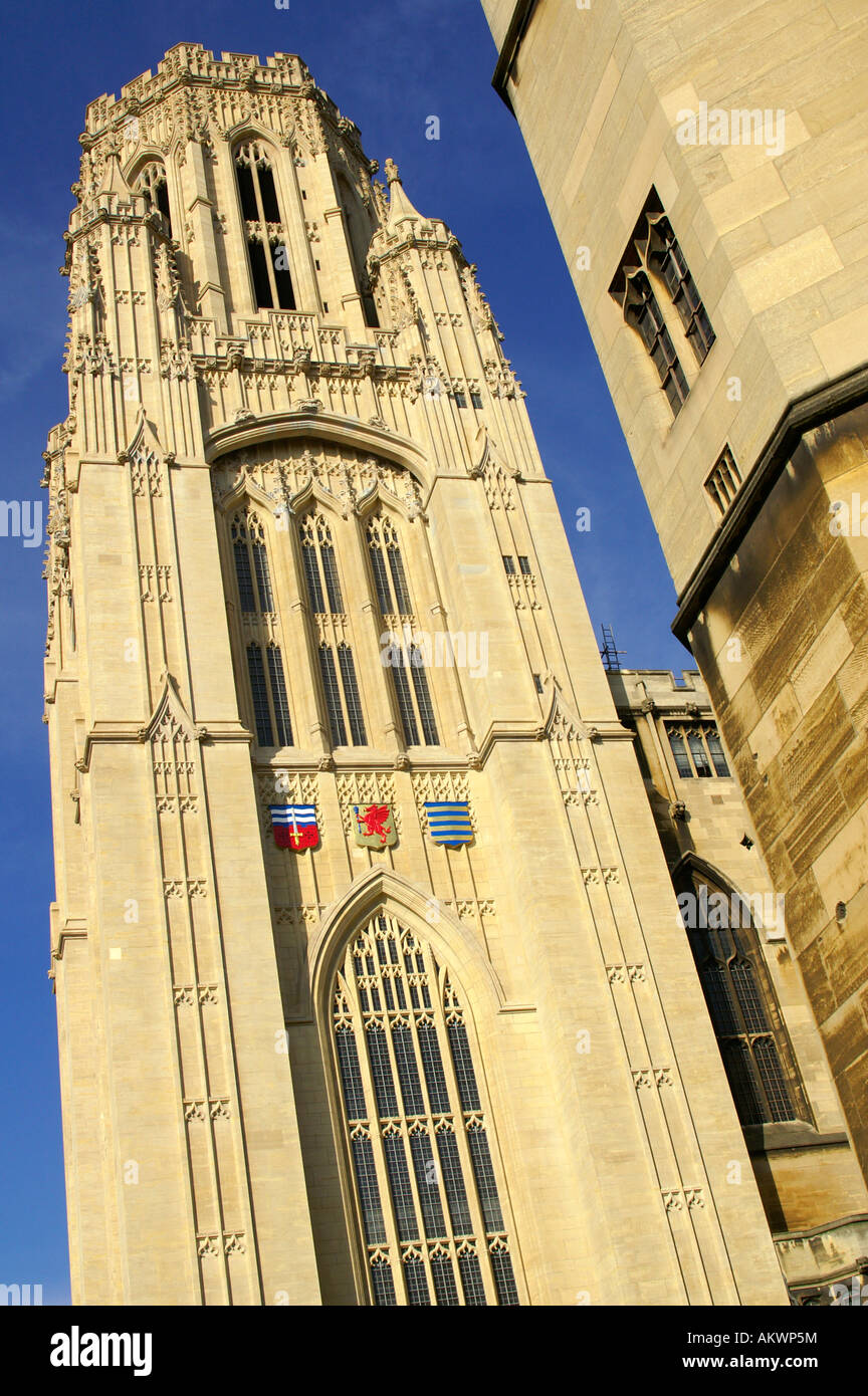 Bristol University Wills Memorial building Bristol England Stock Photo ...