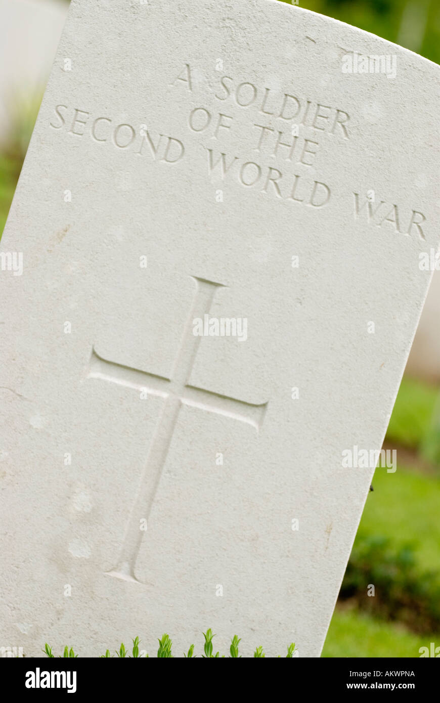 France, Normandy, Bayeux, Bayeux British War Cemetery and Memorial ...