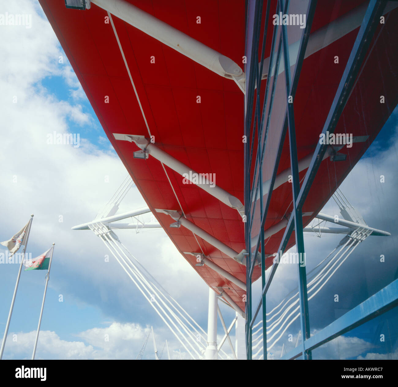 Stadiwm y Mileniwm Caerdydd Millennium Stadium Cardiff Wales Stock ...