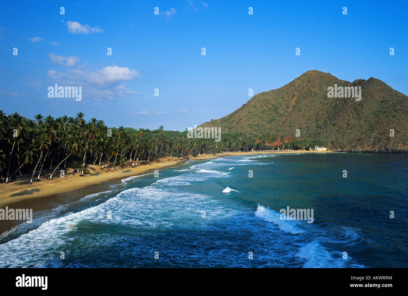 Venezuela, Aragua State, Henri Pittier National park, Choroni, beach ...