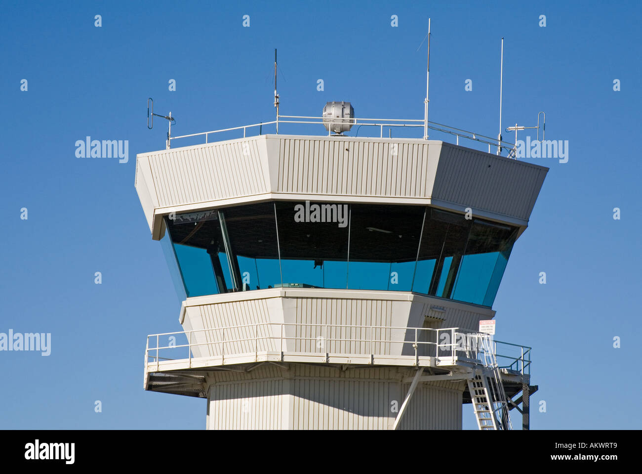 Airport Control Tower Stock Photo - Alamy