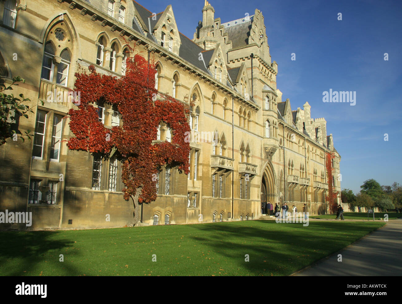 Christ church College meadow building Oxford University England Stock ...