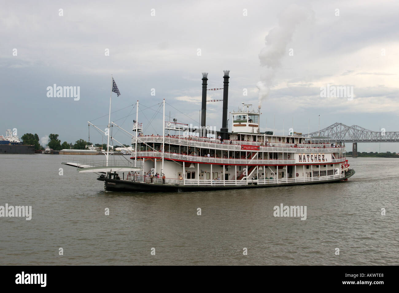 Steamboat Natchez on the Mississippi River New Orleans Louisiana USA ...