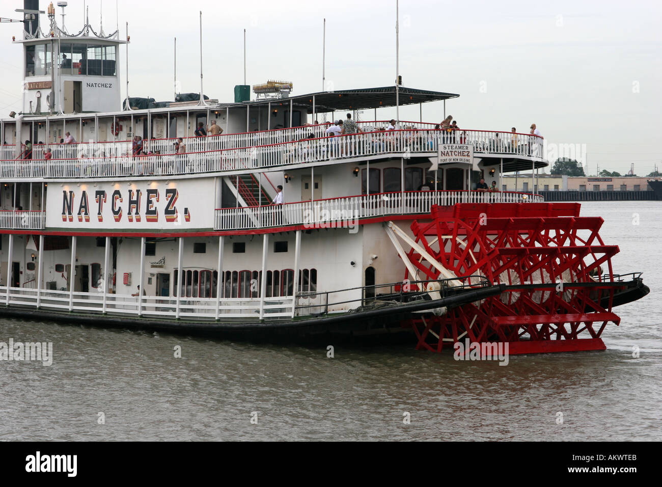 Steamboat Natchez on the Mississippi River New Orleans Louisiana USA ...