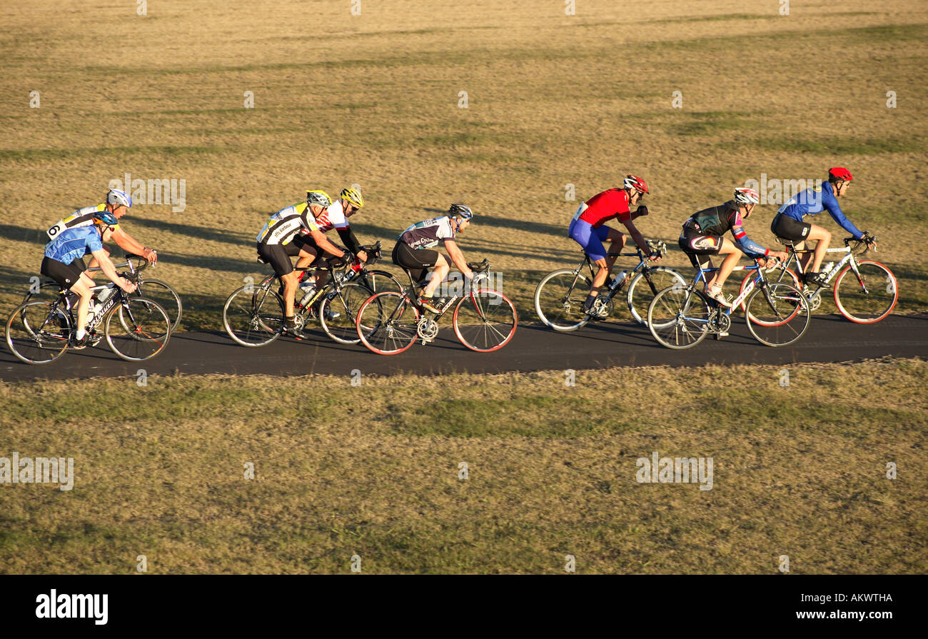bicycle riders racing on the track Stock Photo - Alamy