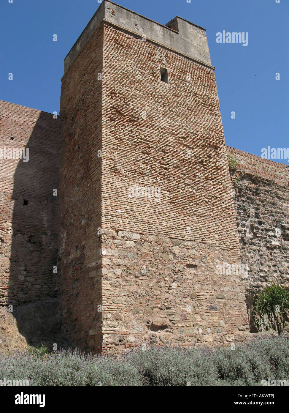 The Alcazaba fortress, Malaga, built in the 11th century. One of the ...