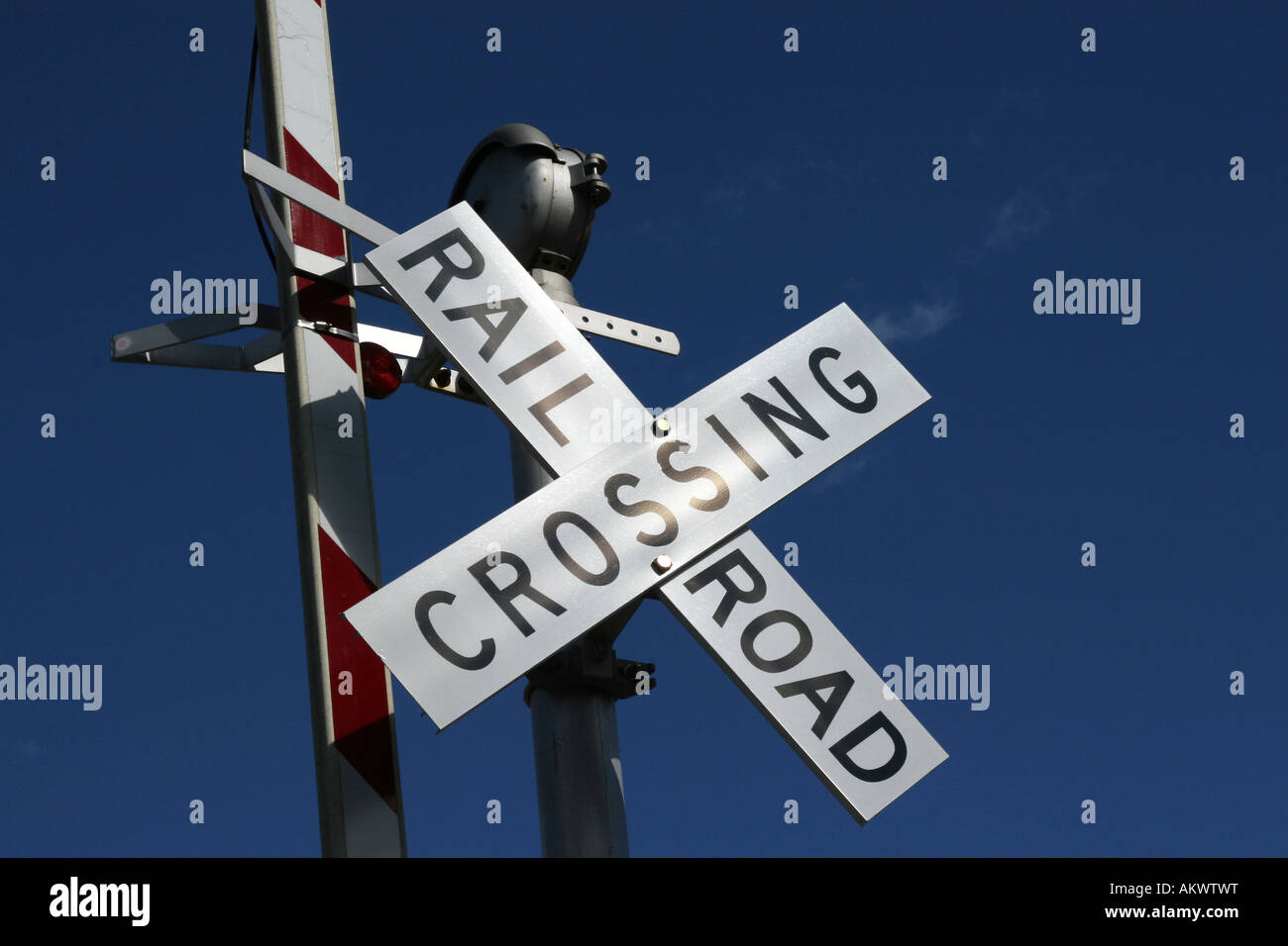 Grade crossing sign hi-res stock photography and images - Alamy
