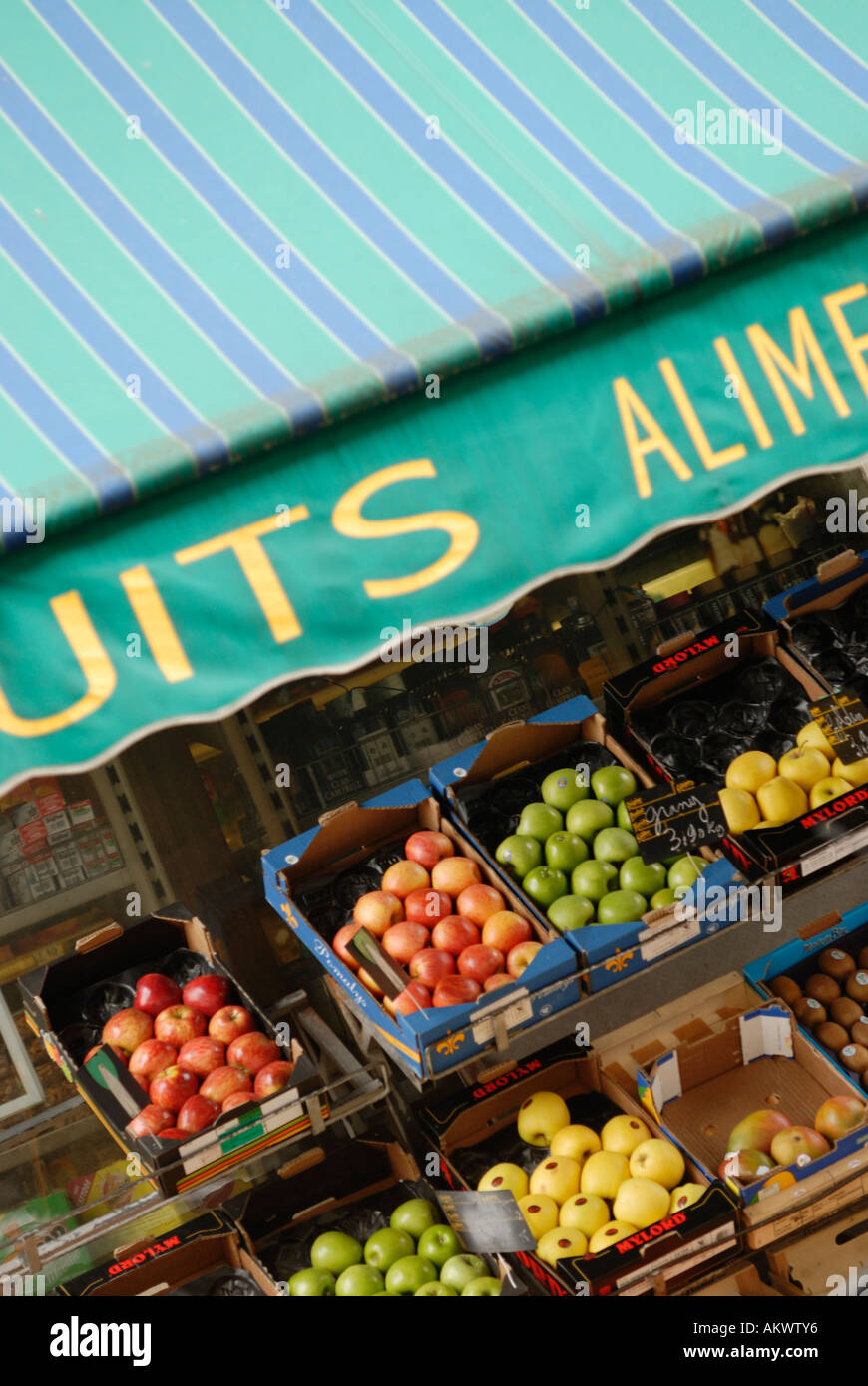 France, Paris, Fruit stand Stock Photo - Alamy