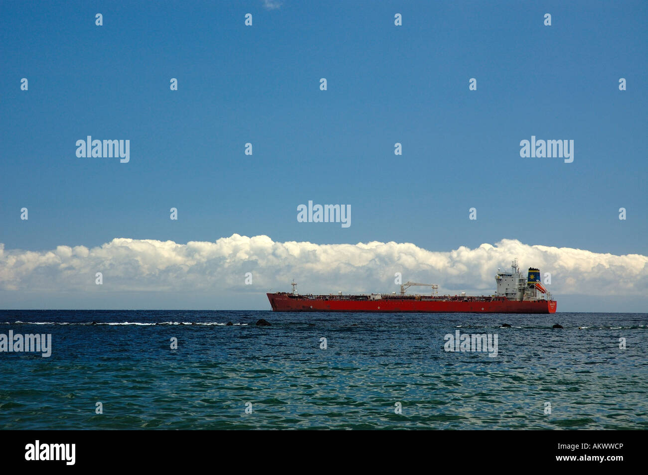 Freighter cargo ship Stock Photo - Alamy