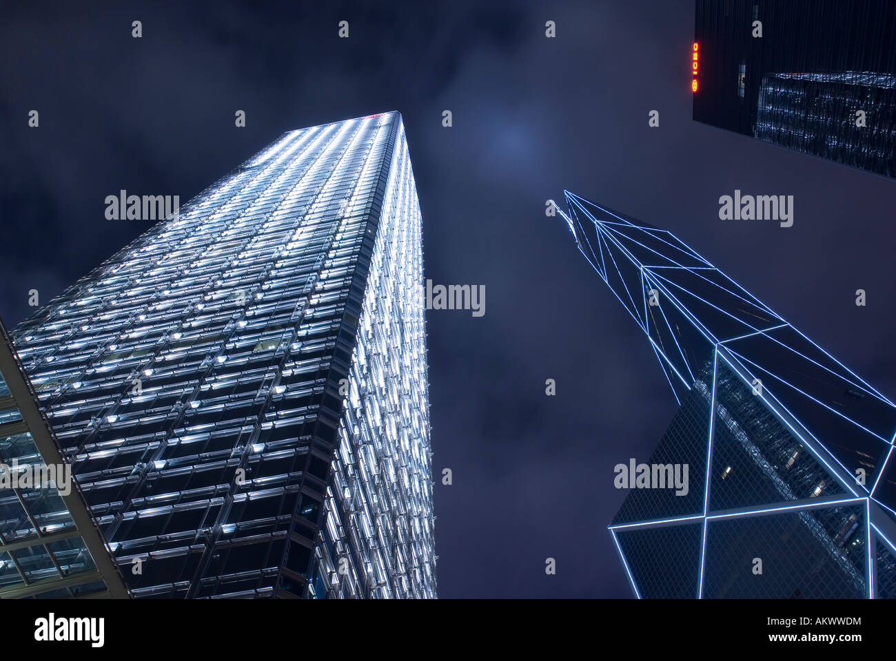 Central district at night hi-res stock photography and images - Alamy