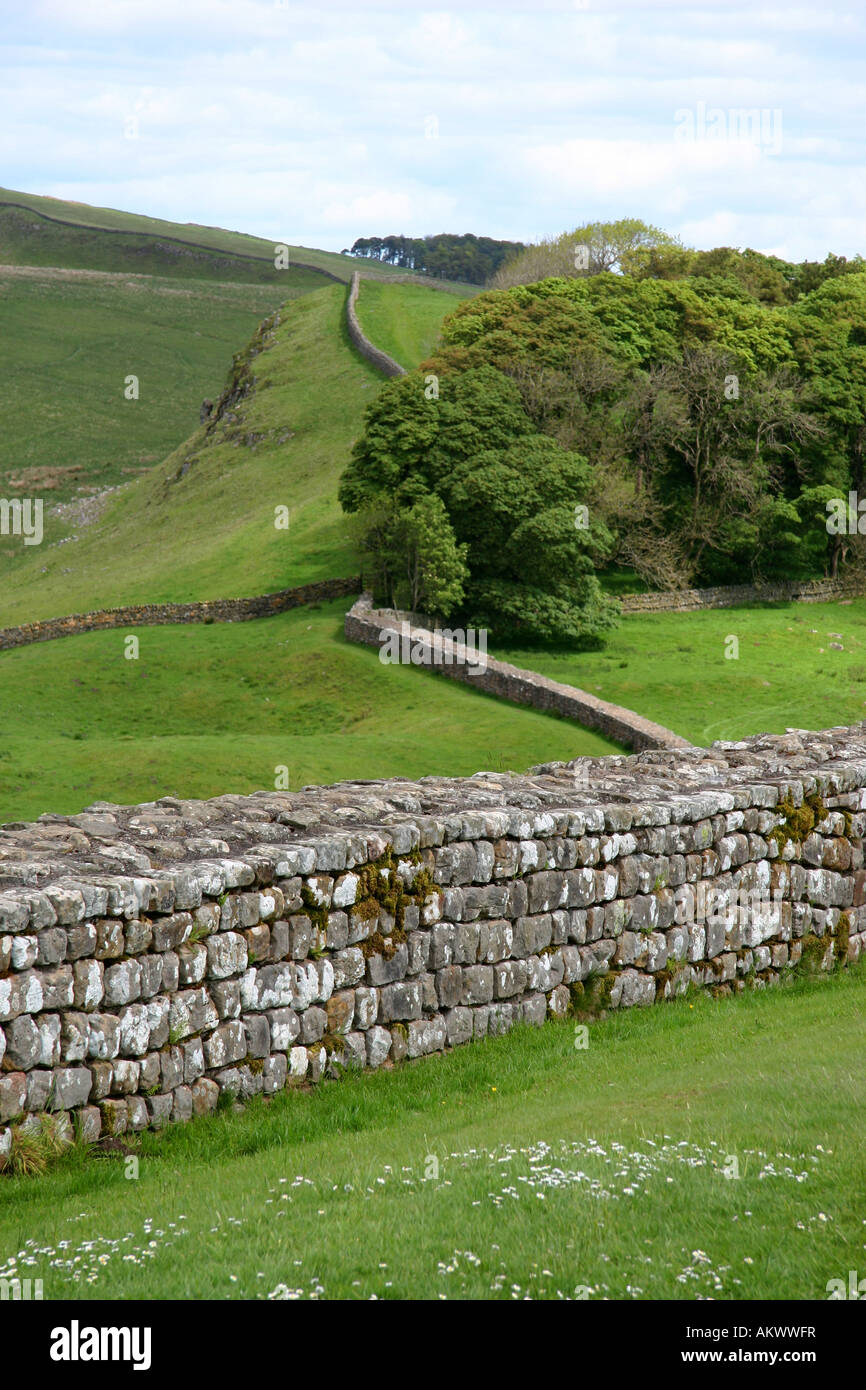 Hadrian s Wall in Northern England Stock Photo - Alamy