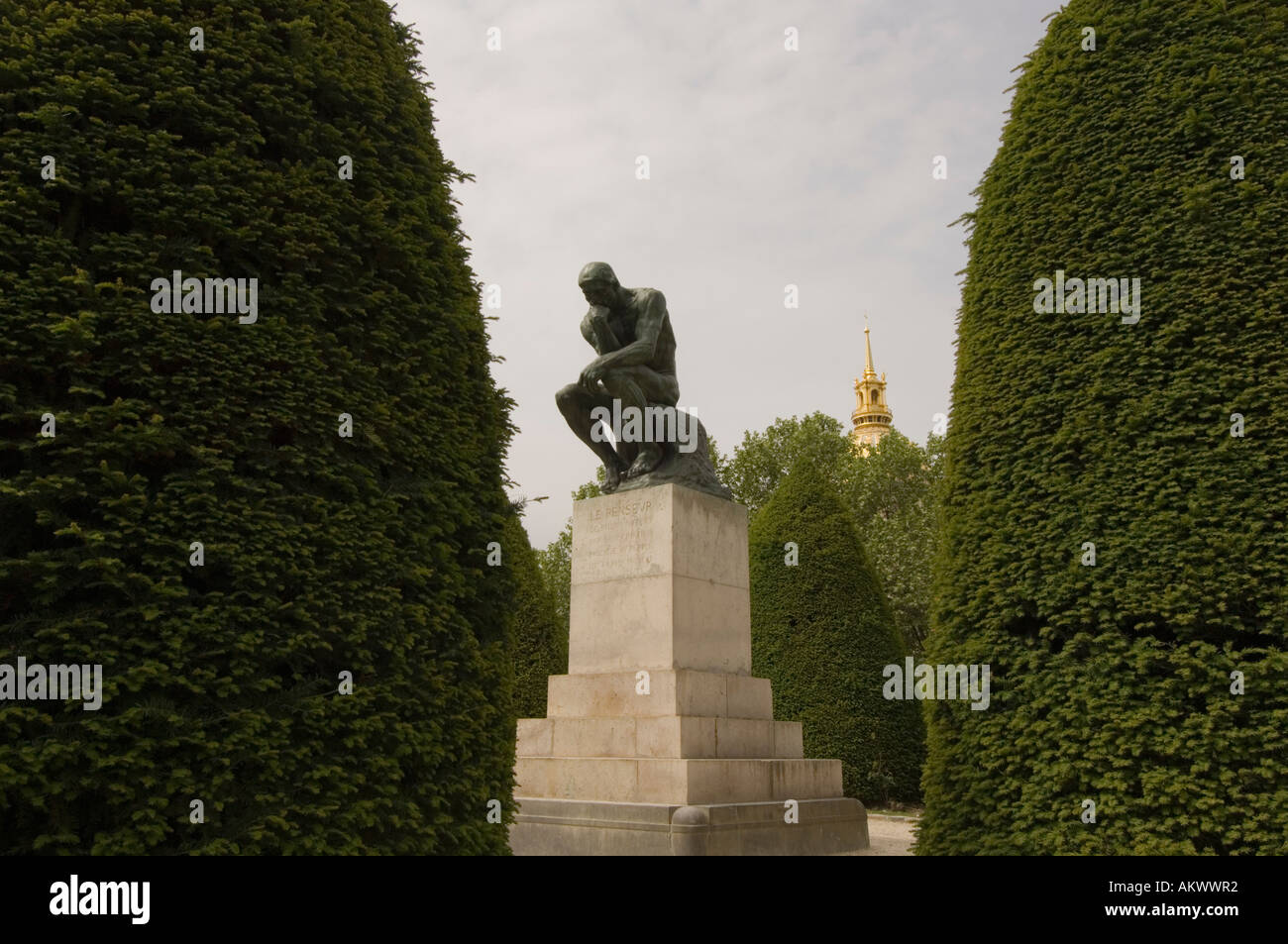 France, Paris, Rodin Museum, The Thinker Stock Photo - Alamy