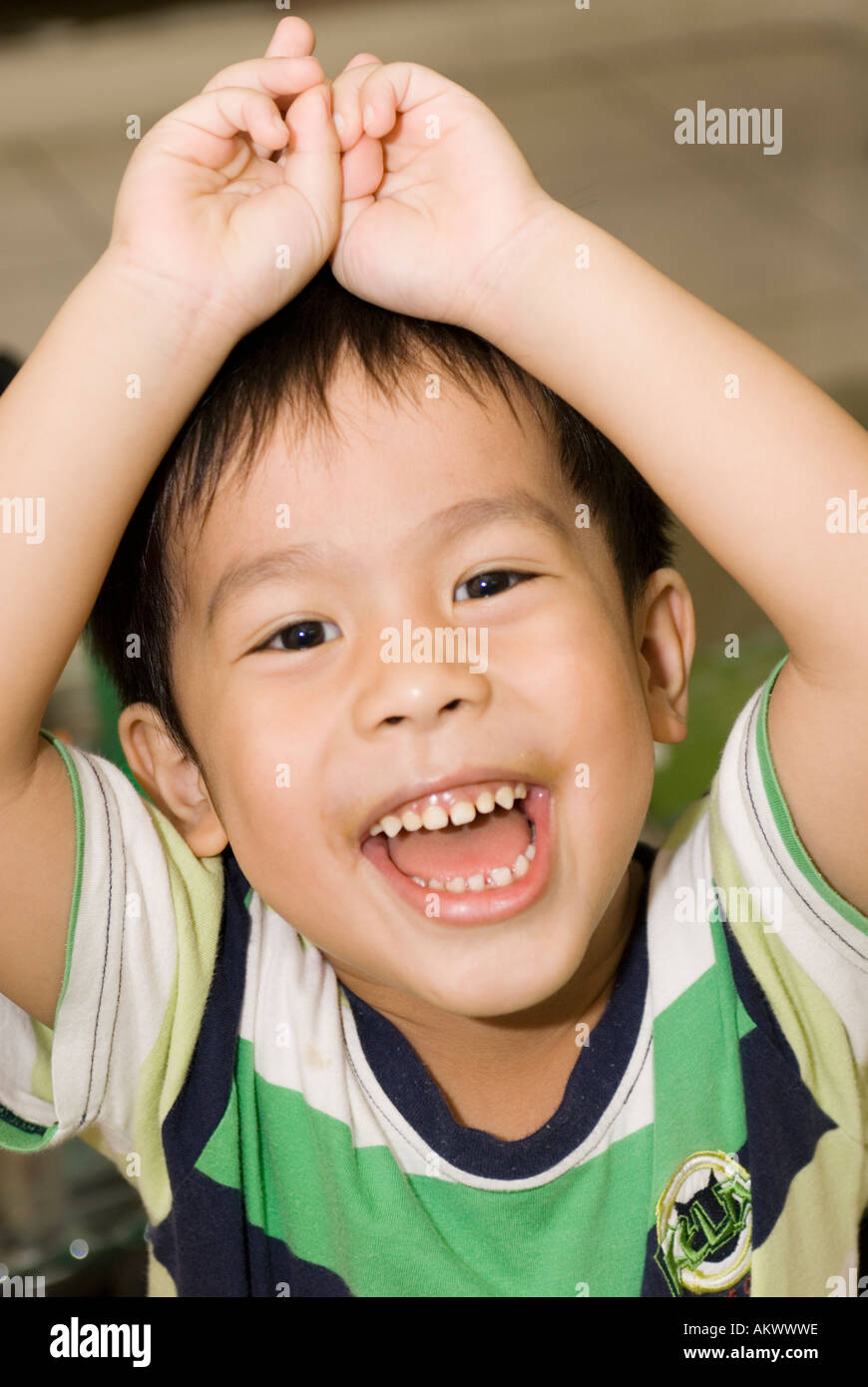 Chinese Kid Smiling