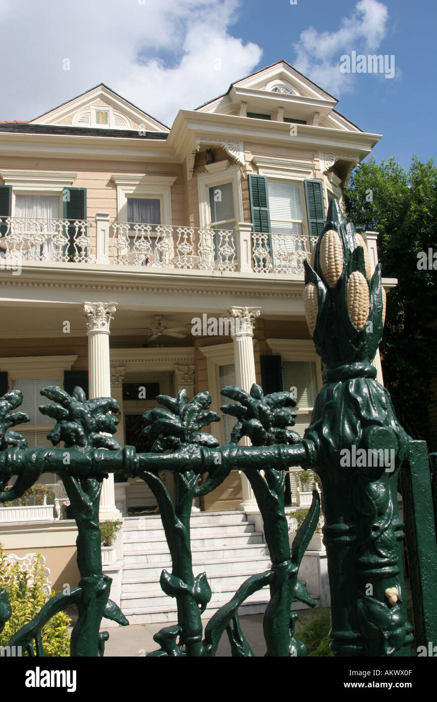 New orleans cornstalk fence hi-res stock photography and images - Alamy