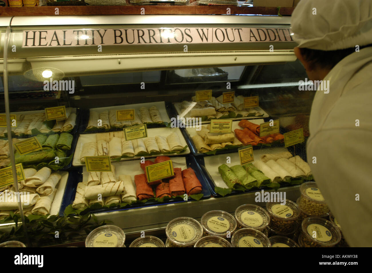 The interior of a gourmet food market Stock Photo - Alamy