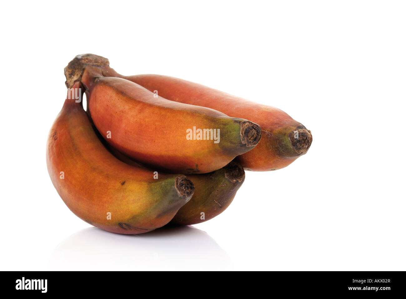 Bunch of red bananas, close-up Stock Photo - Alamy