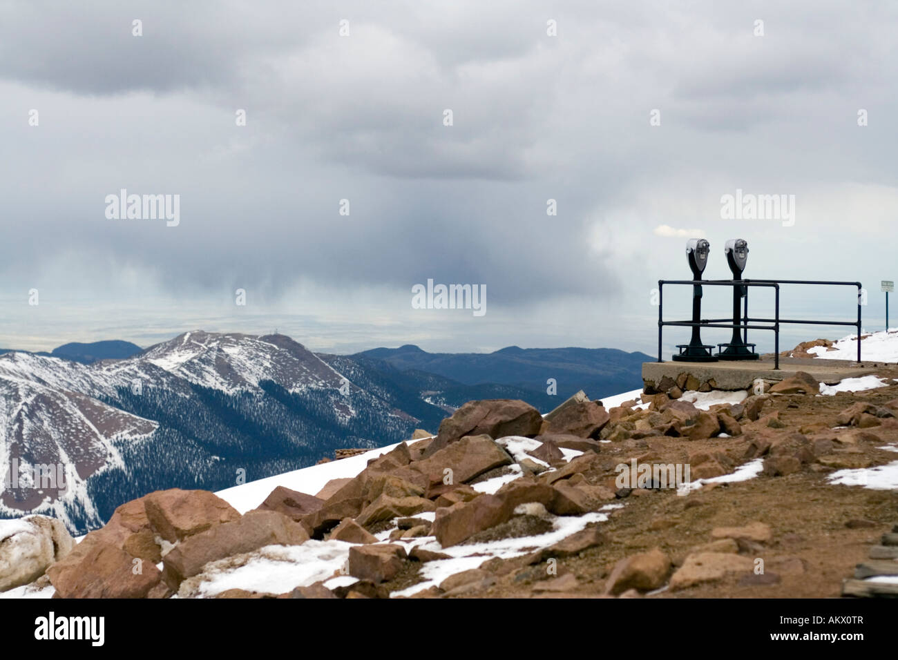 summit of pike's peak Stock Photo - Alamy