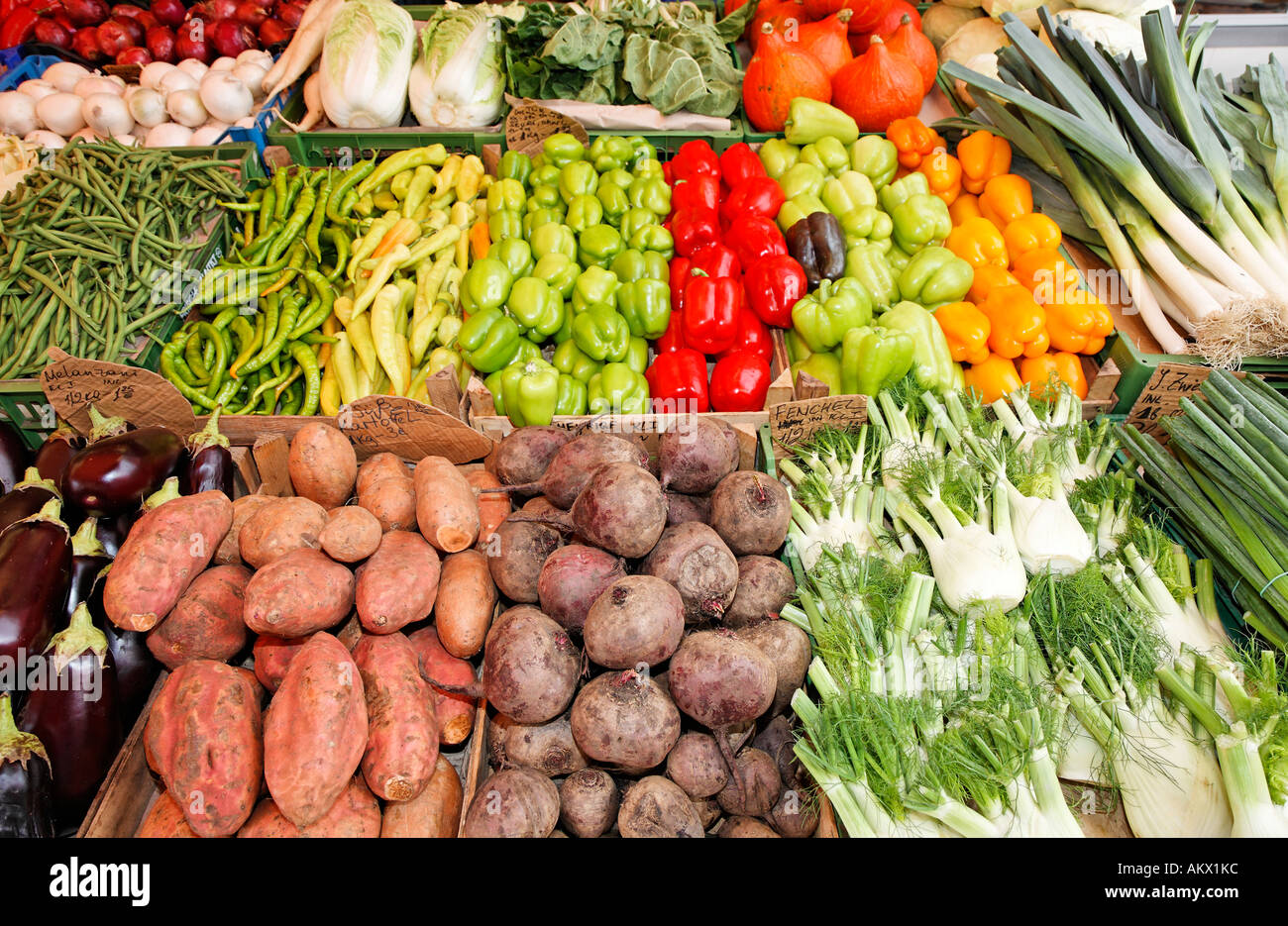 Various vegetable sorts Stock Photo - Alamy