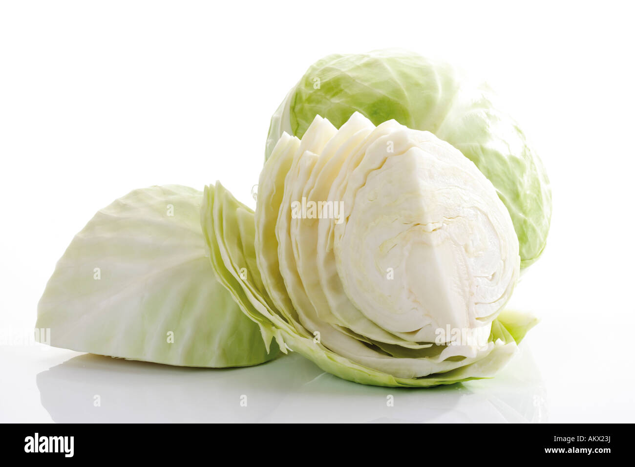 Slice of white cabbage, close-up Stock Photo - Alamy