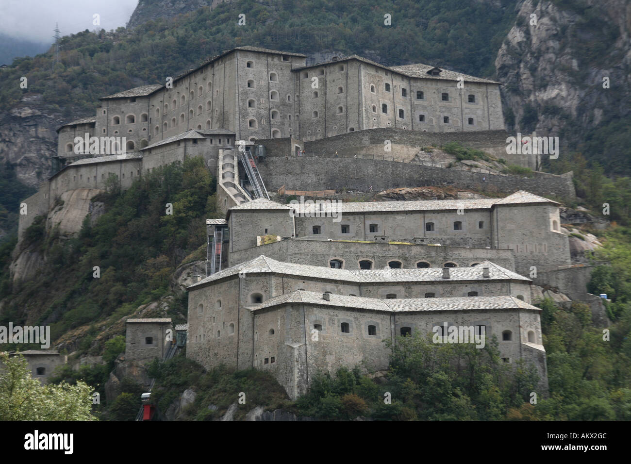 Since Roman times, the hillside fortification of Bard was the main ...