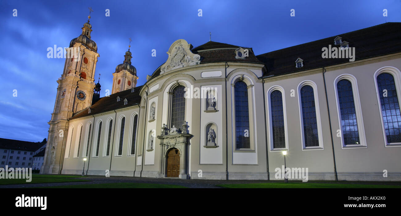 Panorama of the UNESCO world heritage of church and abbey of St. Gall ...