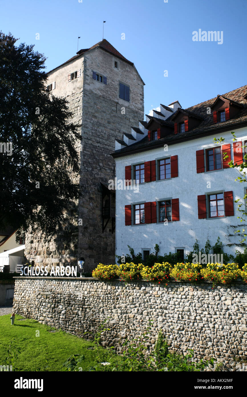 Switzerland thurgau arbon castle arbon hi-res stock photography and ...