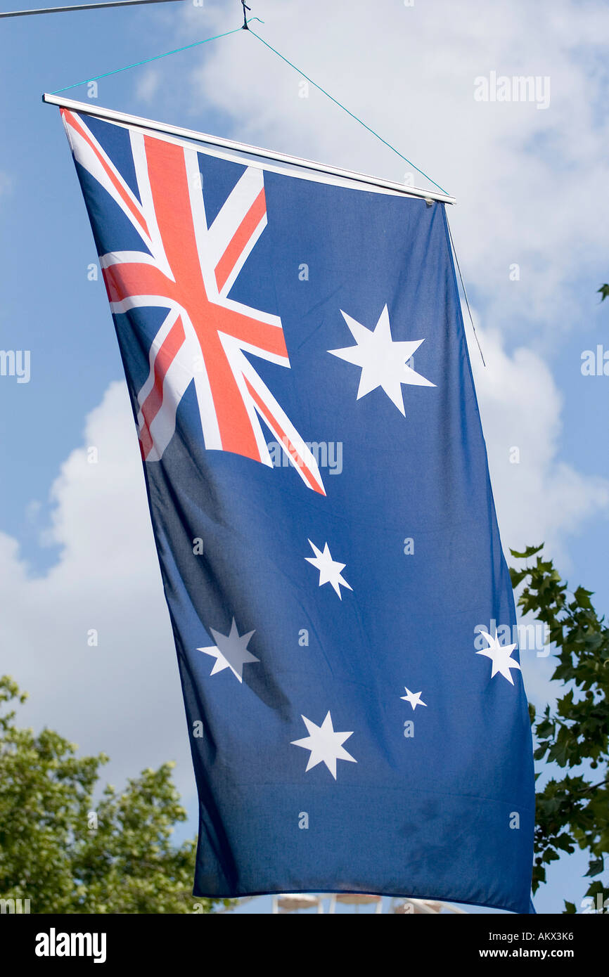 Australian national flags hi-res stock photography and images - Alamy