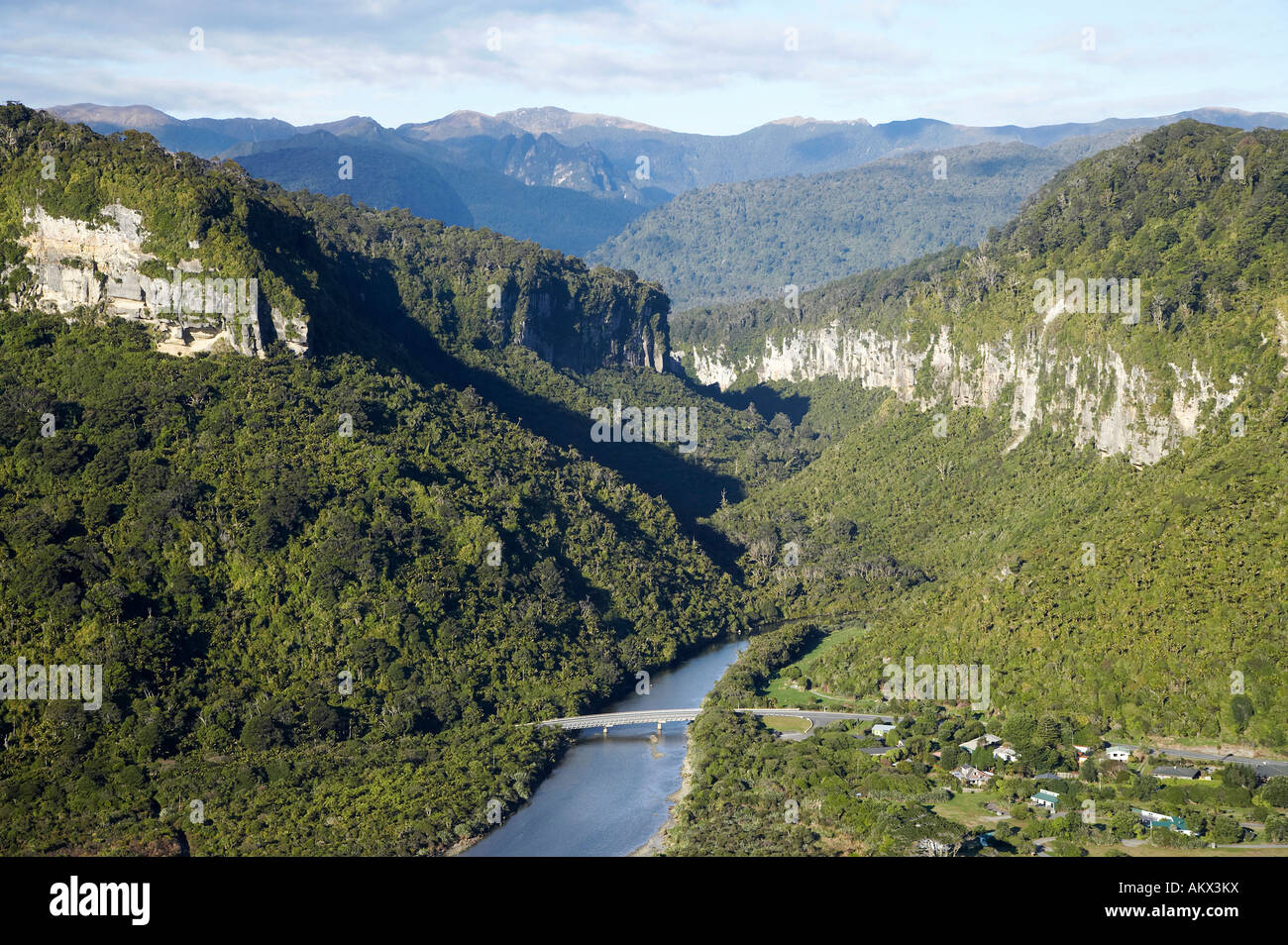 Pororari River Gorge Punakaiki Paparoa National Park West Coast South ...
