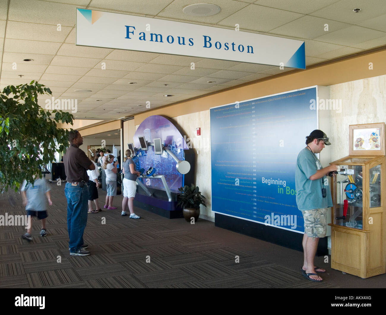 Boston history comes alive in the Skywalk Obsevation Deck of the ...