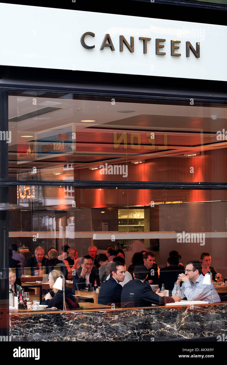 United Kingdom, London, Barbican District, Spitalfields Market, Canteen ...