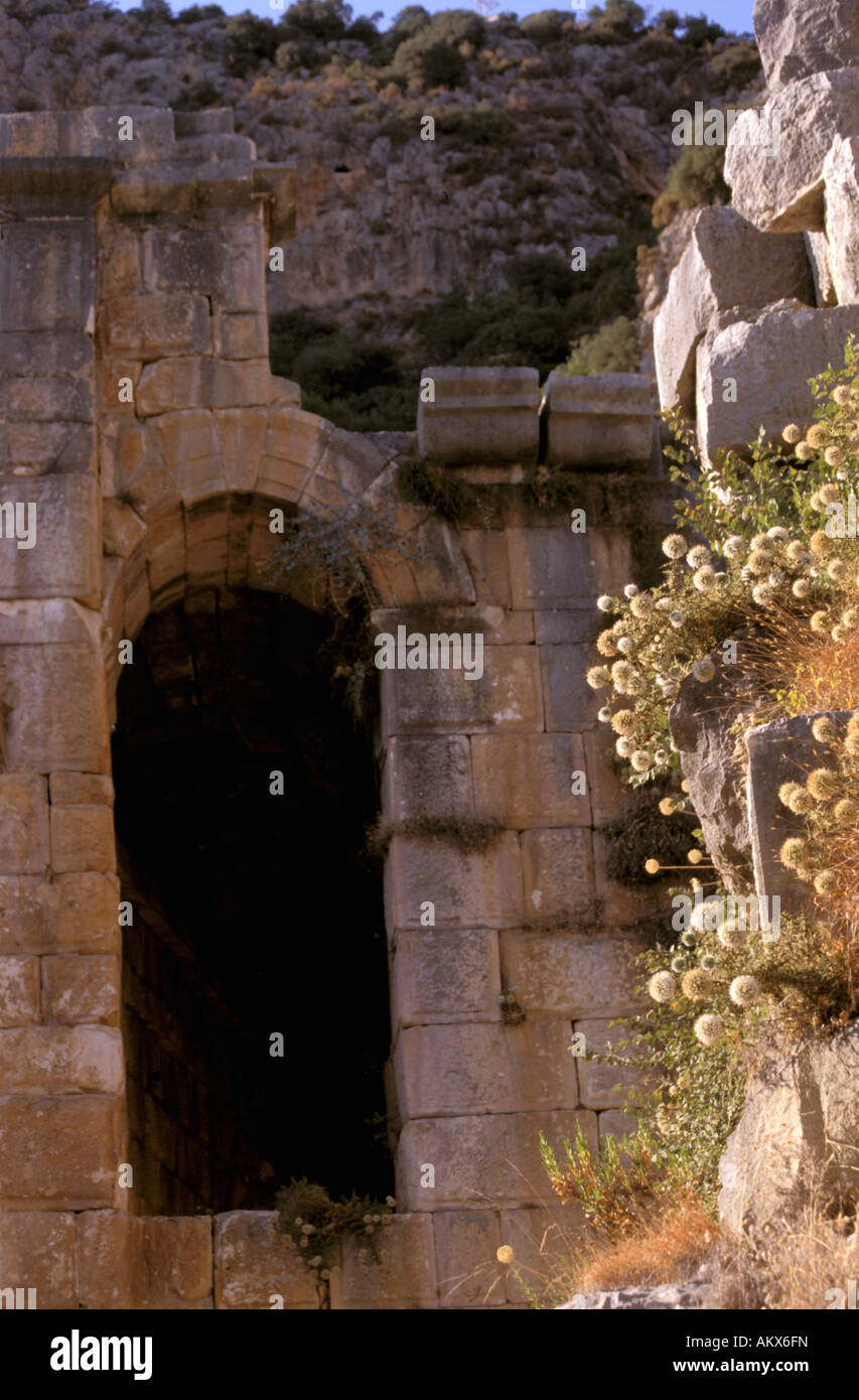 Asia, Middle East, Turkey. Tombs of Myra Stock Photo - Alamy