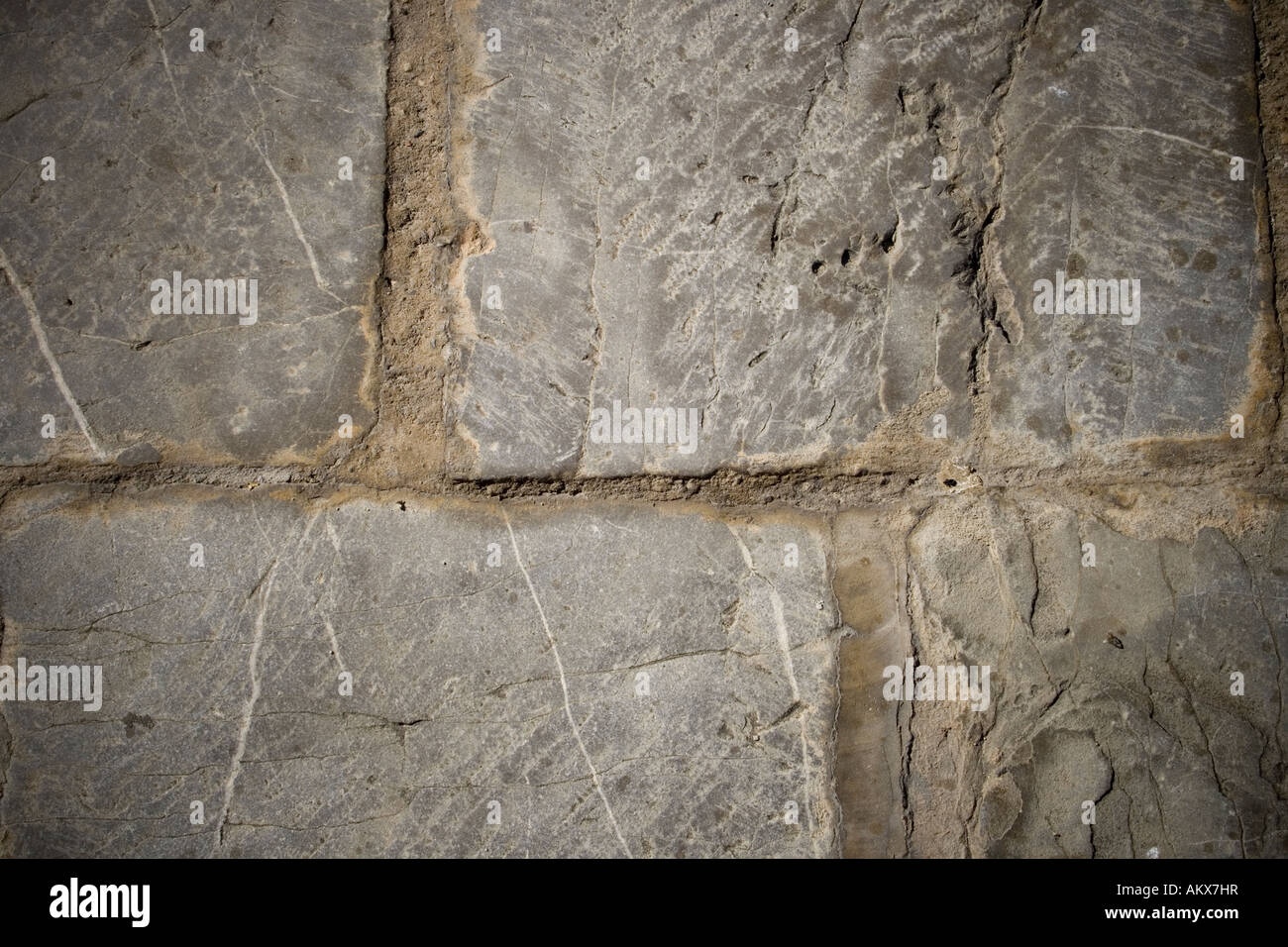 Limestone paving stones in horizontal - background Stock Photo - Alamy