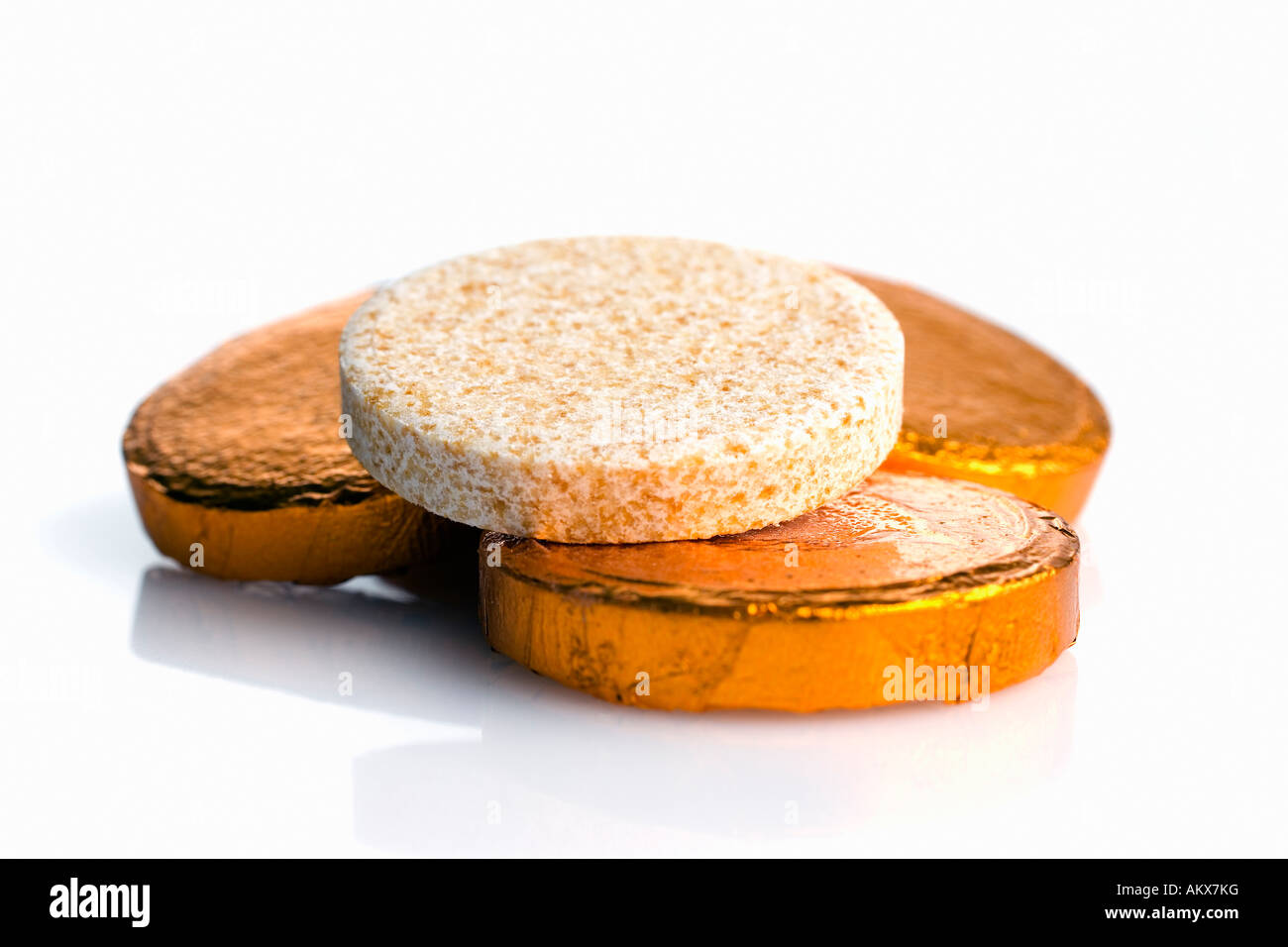 Effervescent tablet top view hi-res stock photography and images - Alamy