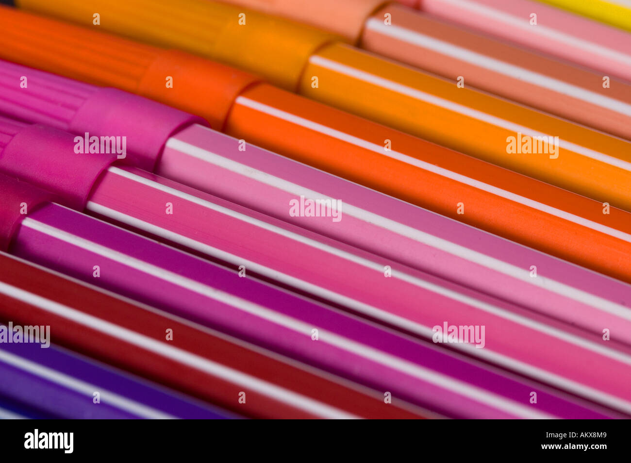 Colorful felt tip pens Stock Photo - Alamy
