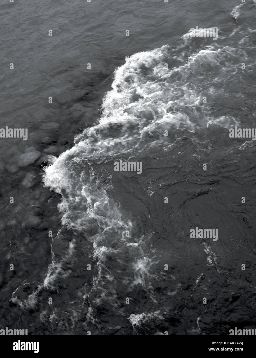 Water rapids in stream Stock Photo - Alamy