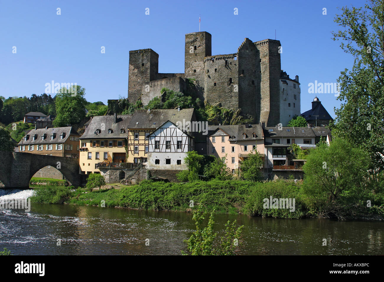 Runkel on the lahn river hi-res stock photography and images - Alamy