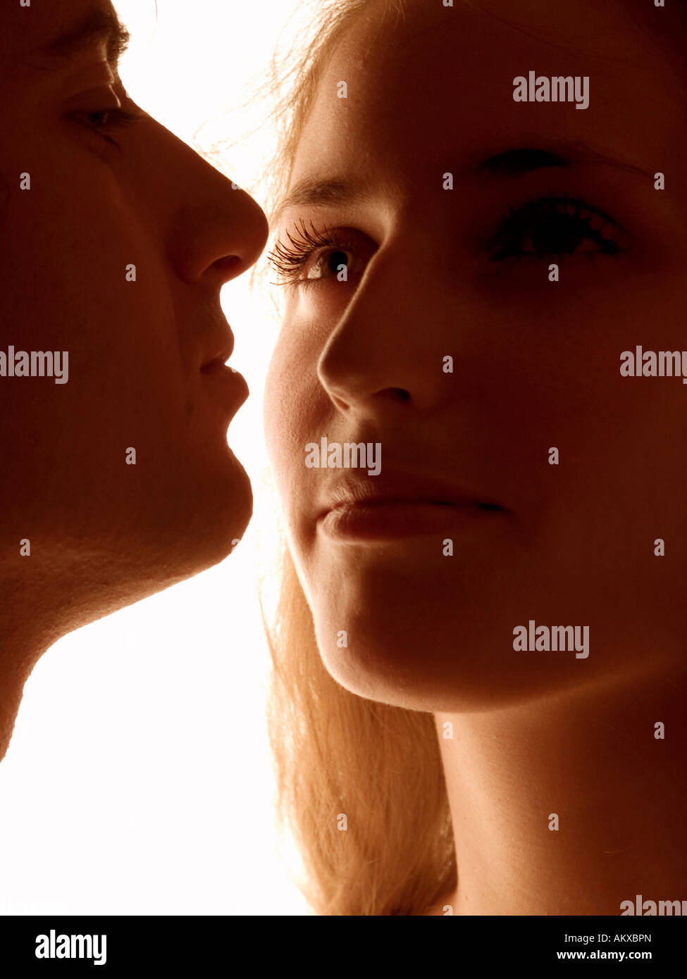 Young couple, faces Stock Photo - Alamy