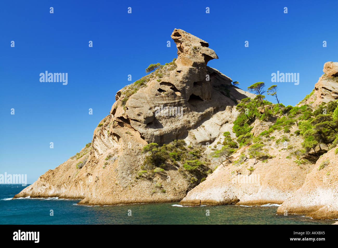 Calanque de Figuerolles - La Ciotat - French-Riviera - France Stock ...