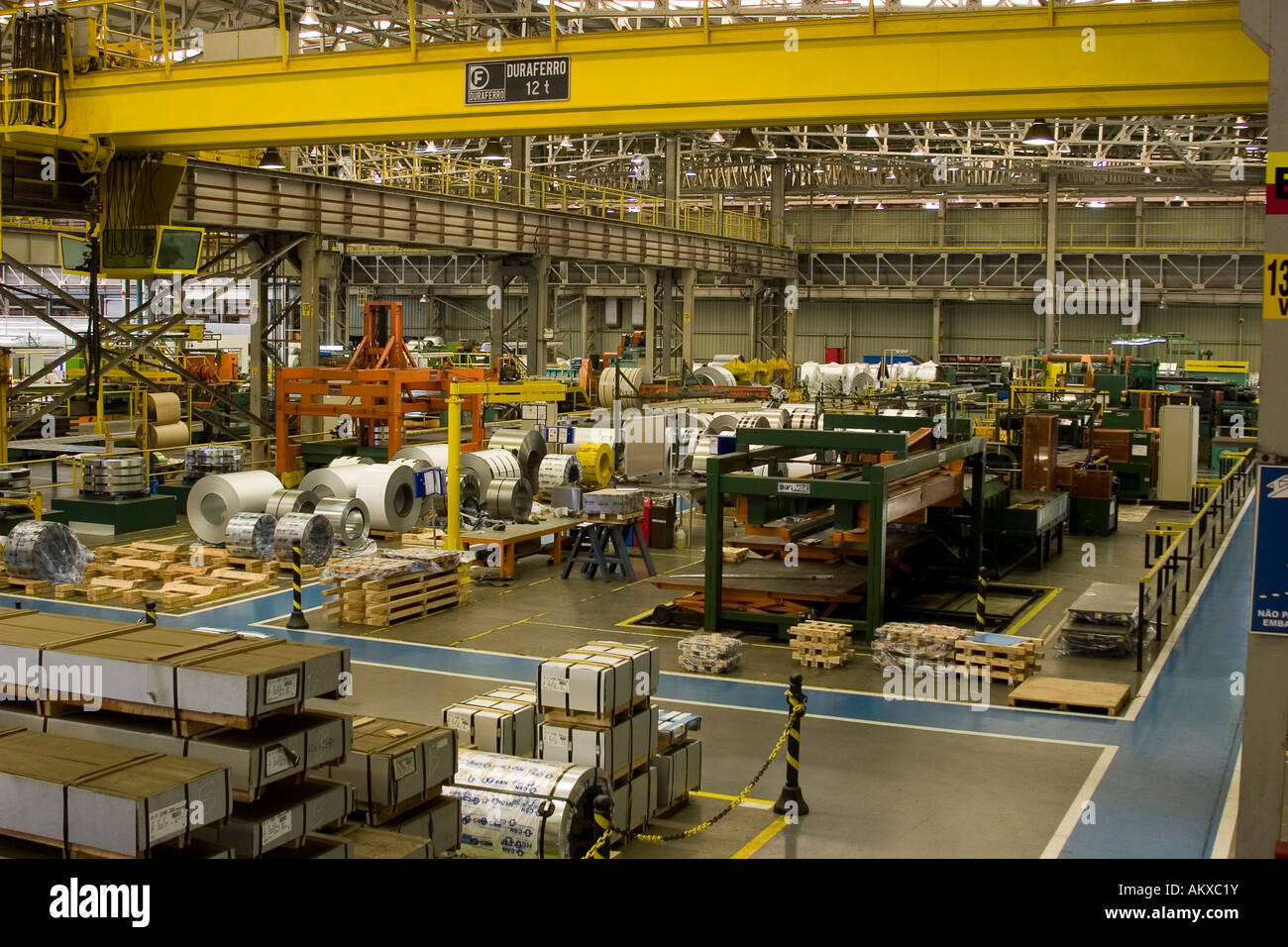 Steel Factory storage Stock Photo - Alamy