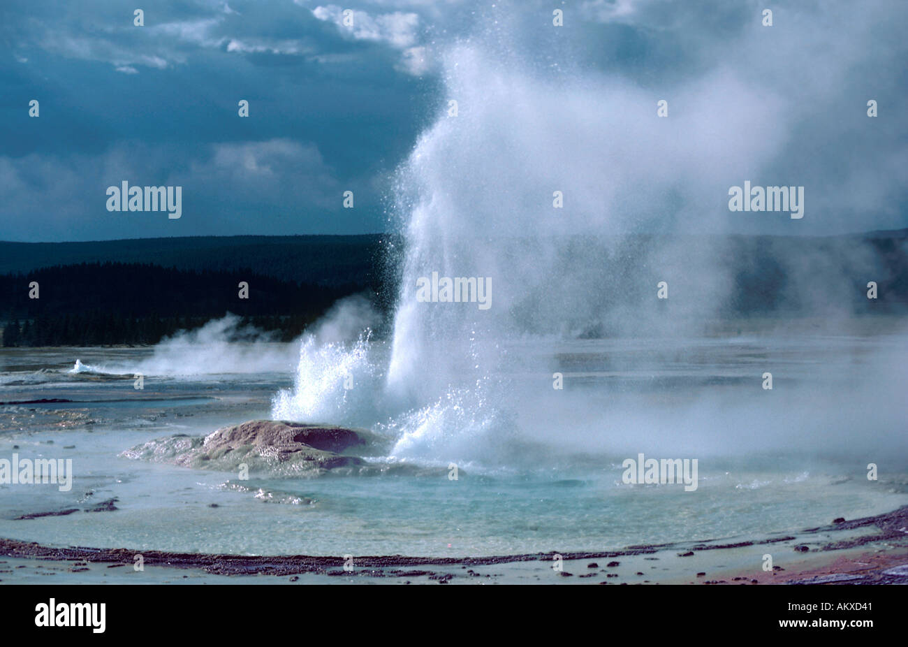 Imperial Geyser Yellowstone National Park Hot Spring thermal spring ...