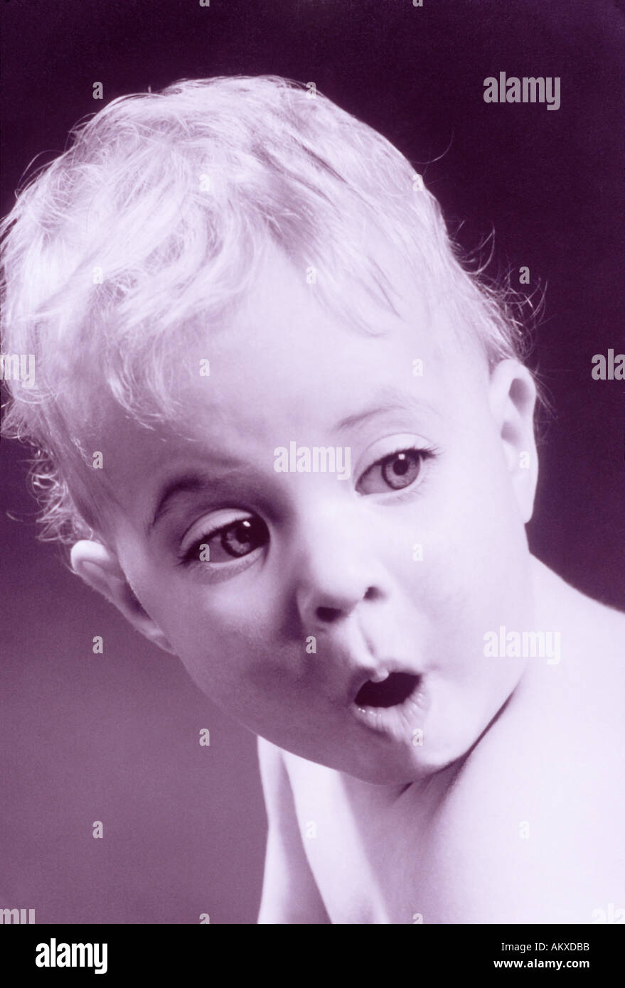 Surprised baby child hi-res stock photography and images - Alamy