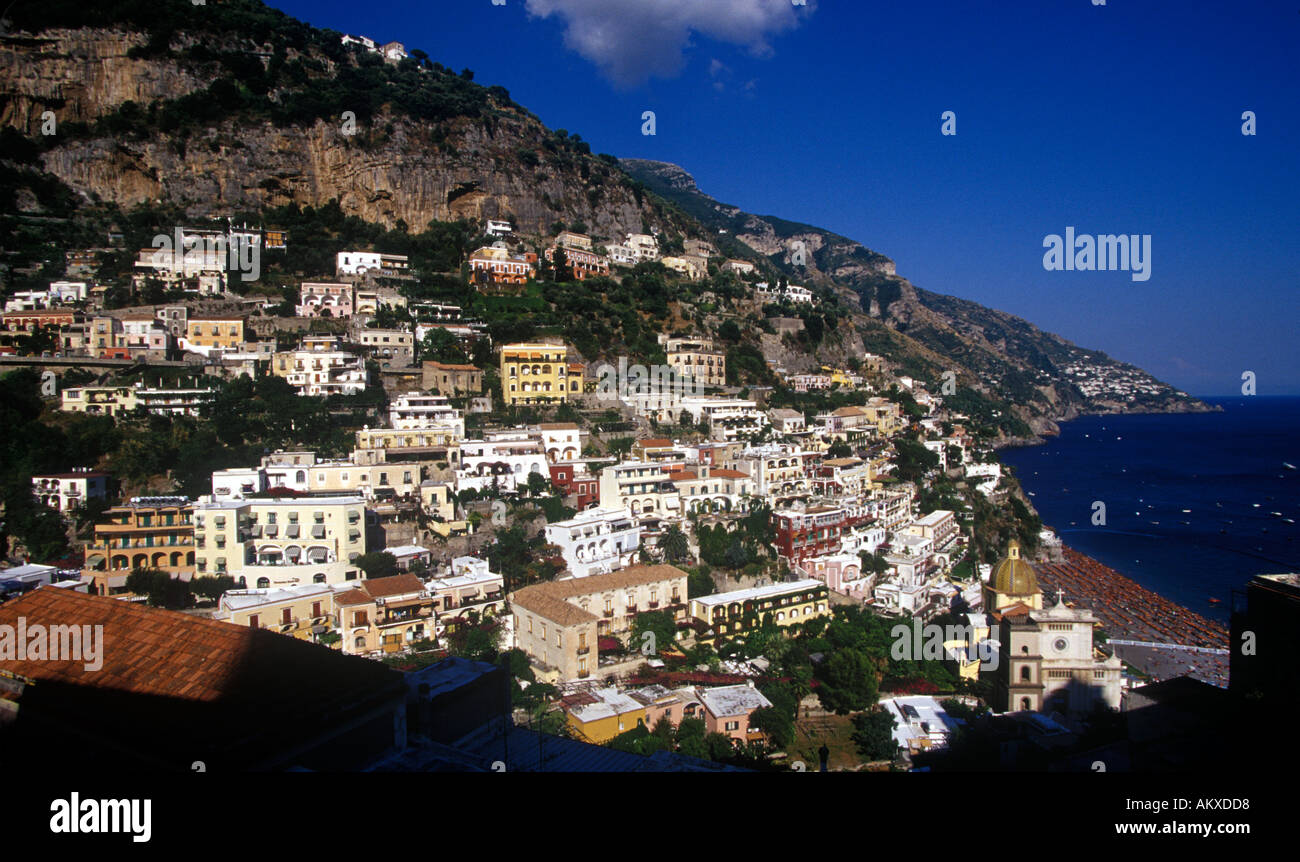 Mediterranean seaside village Positano Italy Stock Photo - Alamy