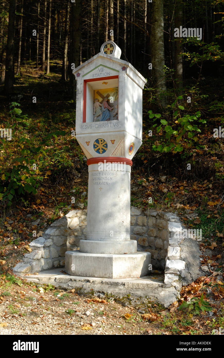 Station of the cross near the village of beuron - Baden-Wuerttemberg ...