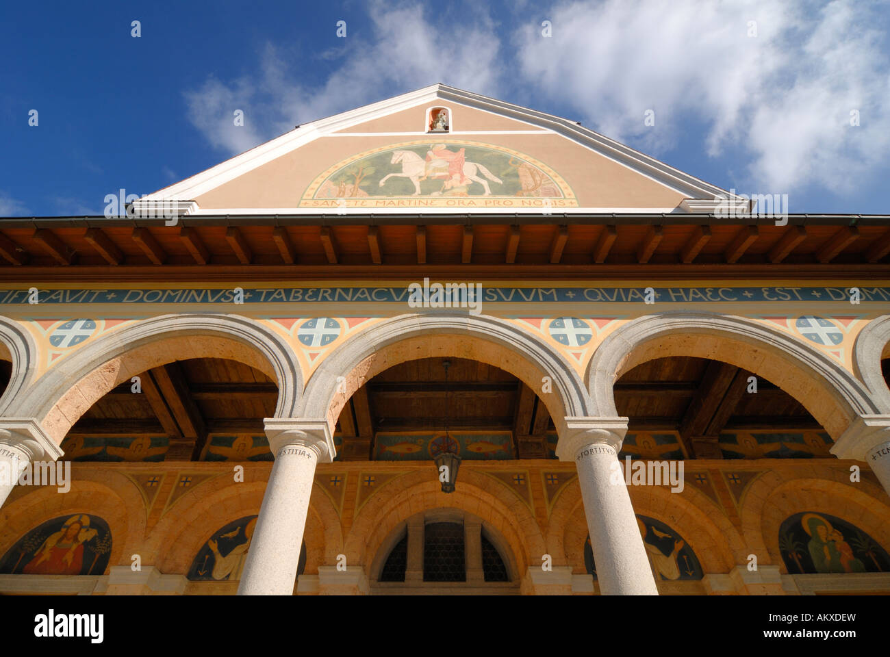 A detail from the monastic church of beuron Baden-Wuerttemberg, Germany ...