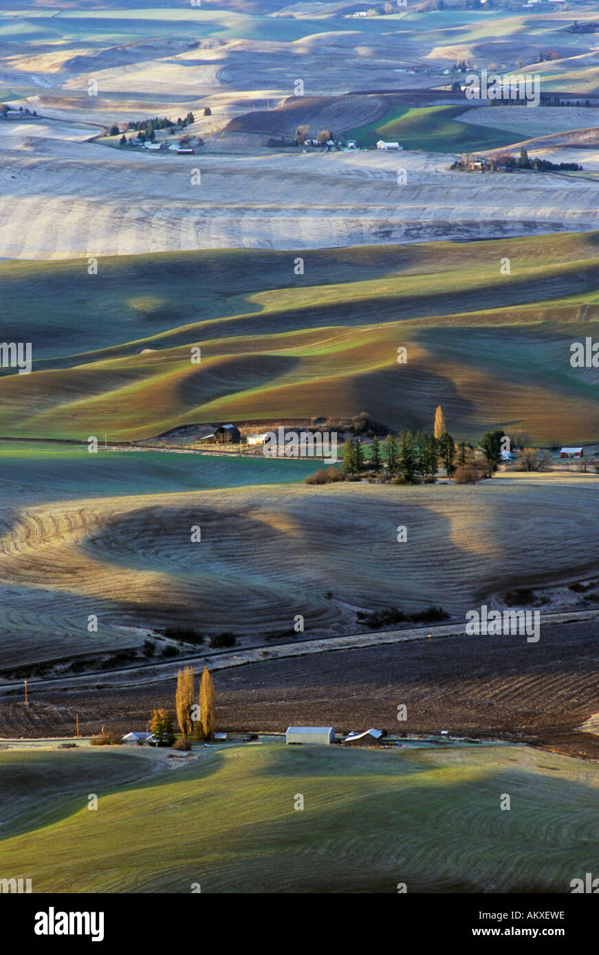 Aerial of palouse region hi-res stock photography and images - Alamy