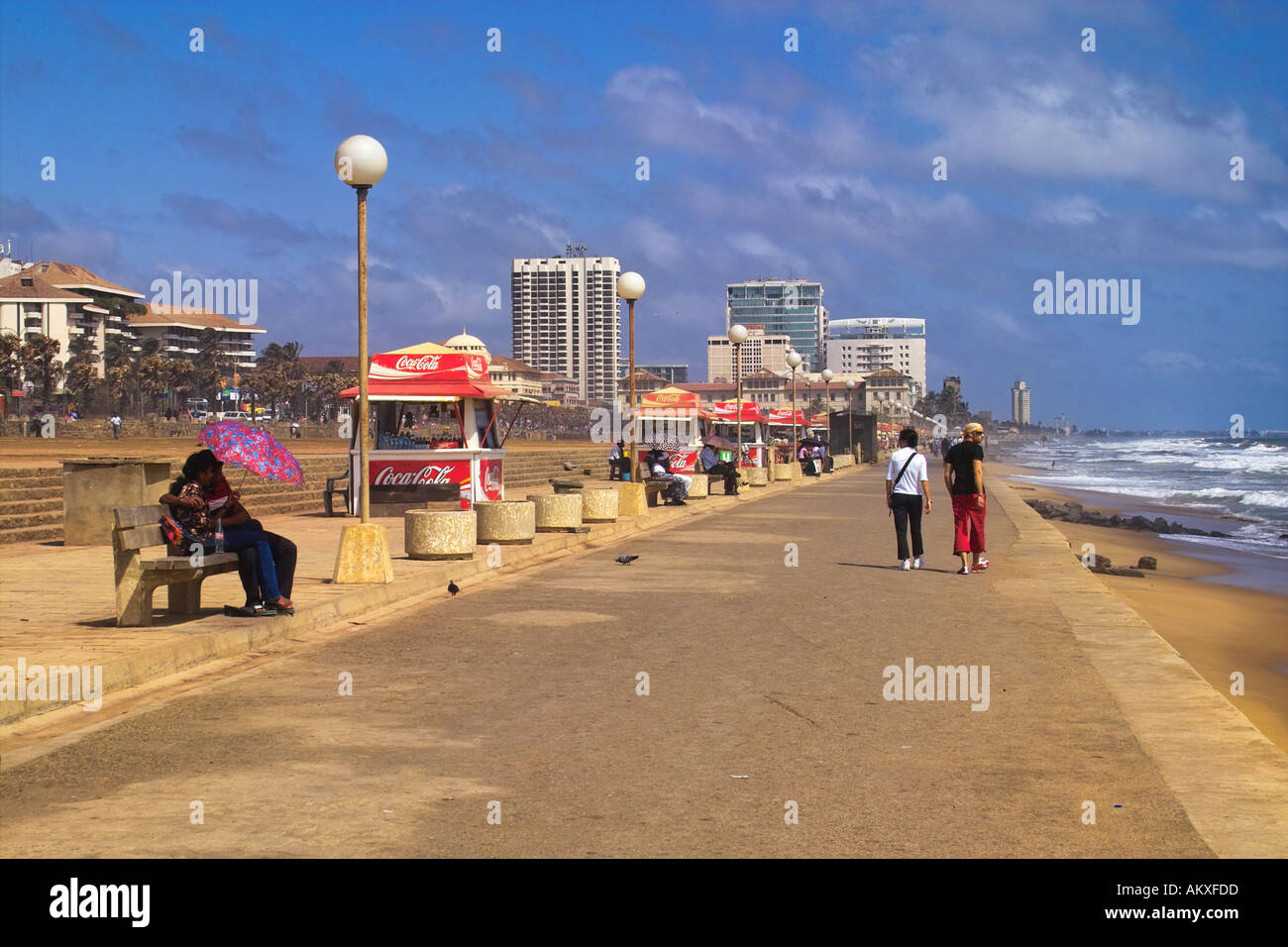 Galle Face Colombo Sri Lanka Stock Photo - Alamy